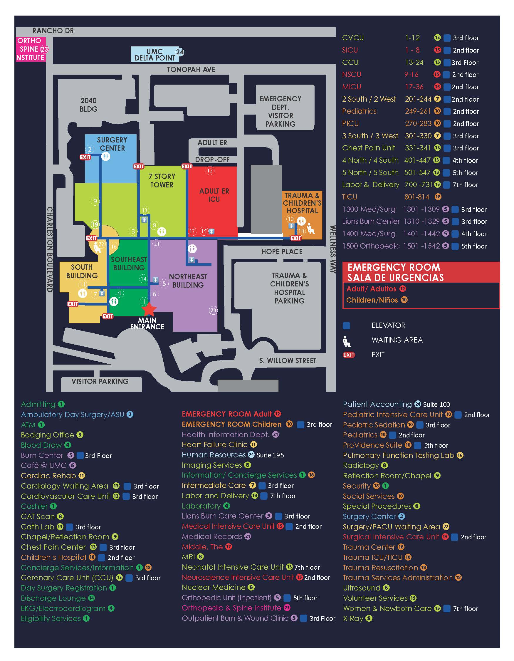 UMC Hospital UMC Hospital Parking And Campus Map UMC Hospital UMC Hospital Parking And Campus Map